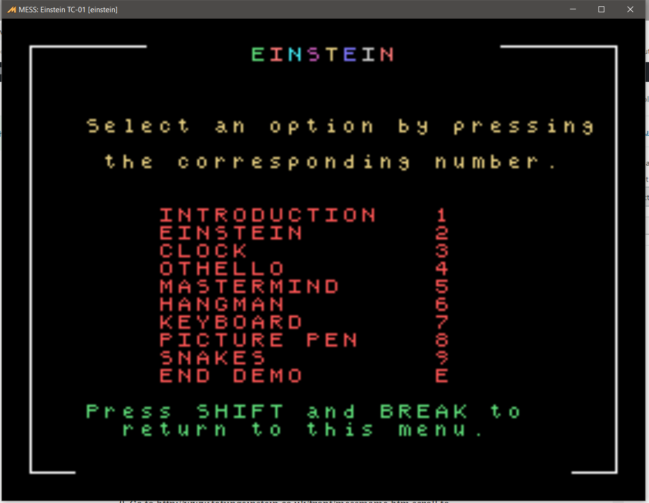 Tatung Einstein Emulation – Mikes Retro Tech