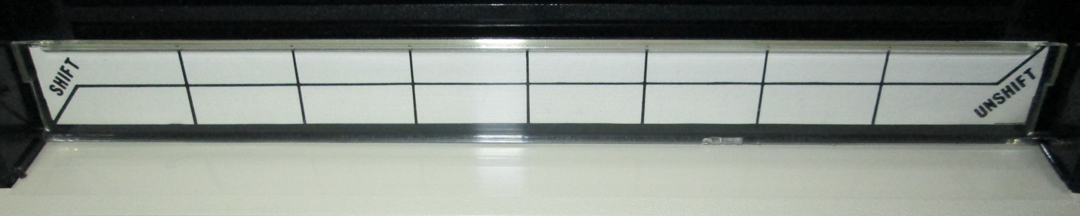 Einstein F-Key template strip – Mikes Retro Tech