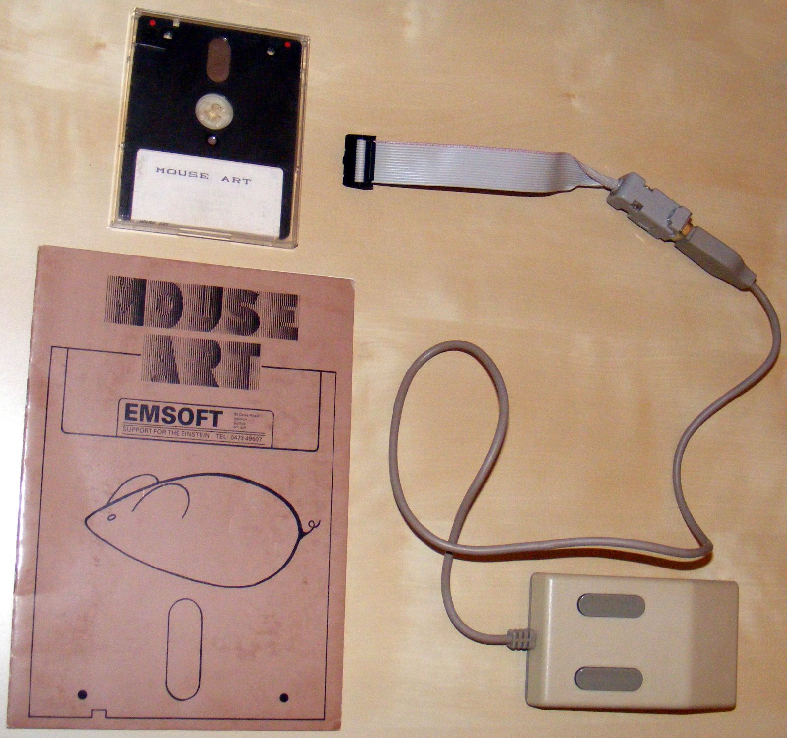 Einstein Mouse Art – Mikes Retro Tech