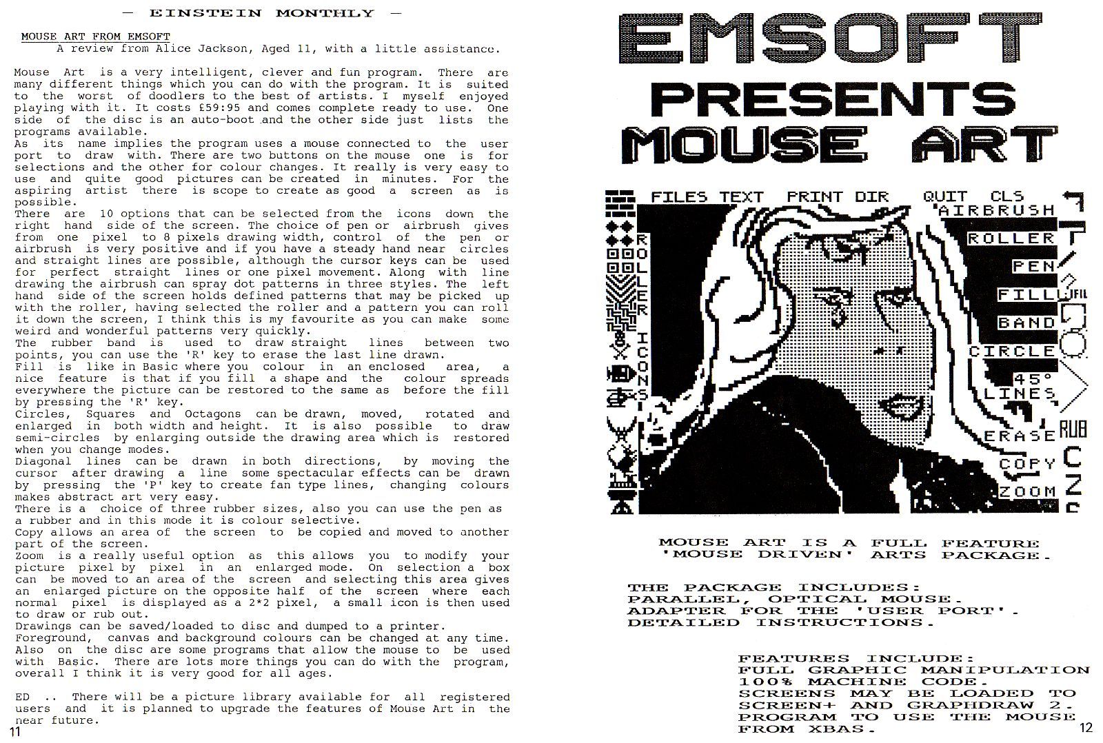 Einstein Mouse Art – Mikes Retro Tech